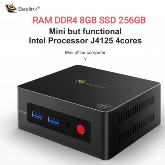 Jual Mini PC Intel J4125 8/256GB Dual HDMI Celeron MiniPC Win10 ...