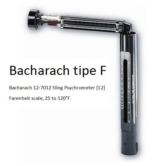 Jual sling psychrometer bacharach 7012 thermometer whirling hygrometer ...