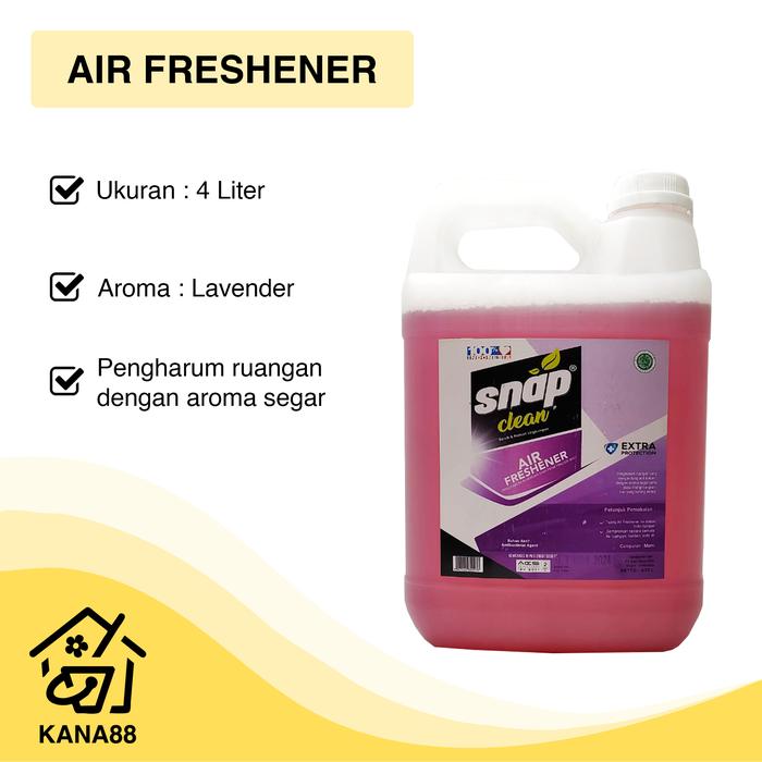 Jual Air Freshener Snap Clean 4L Lavender Pengharum Ruangan - Kota Denpasar - Kana88 Bali ...