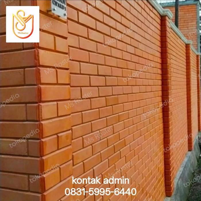 Jual Bata tempel/bevel/teracota/warna/varian/merah/putih/dekorasi/rumah ...