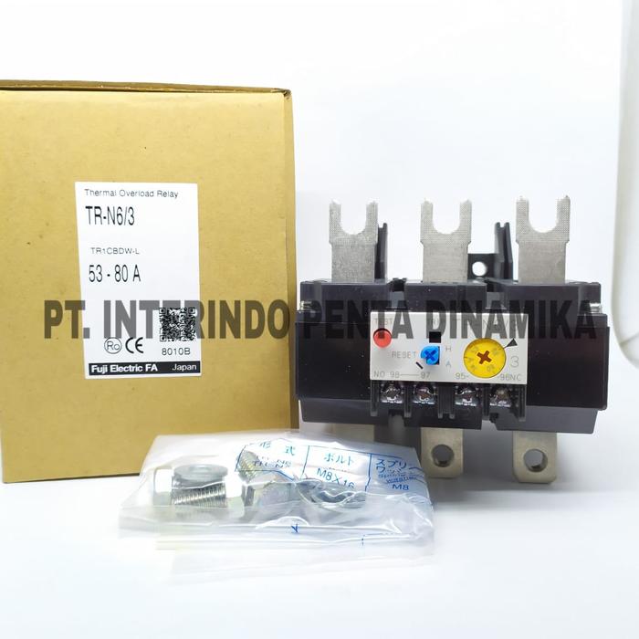Jual Thermal overload relay Fuji TR-N6 3 53-80A - Kota Bandung - Inverter Technology | Tokopedia