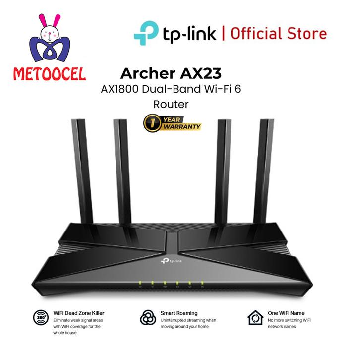 Promo TP-LINK Archer AX23 AX1800 Dual-Band Wi-Fi 6 Router Cicil 0% 3x - Kota Surakarta ...