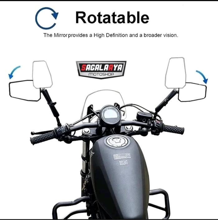 Jual spion motor adventure touring dual purpose trail enduro anti patah ...