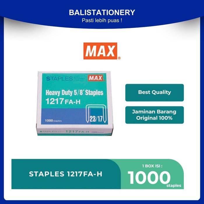 Jual Isi Staples Max 1217 (23/17) - Kota Denpasar - Bali Stationery ...