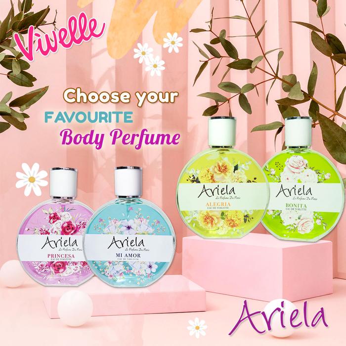 Jual Ariela EDT Parfum Glass 100ml Halal & BPOM Certified (Pilih ...