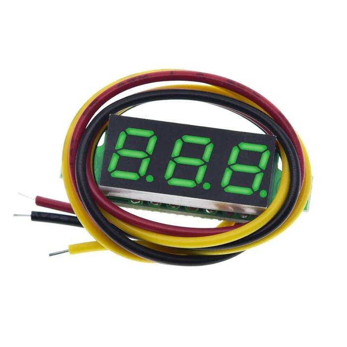 Jual Digital Mini LED Voltmeter 0.36 Inch 0-32V DC - Merah - Kota ...
