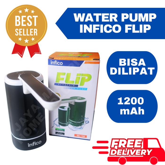 Jual Dispenser Pompa Galon Elektrik Infico Flip Cross Water Pump Sni ...