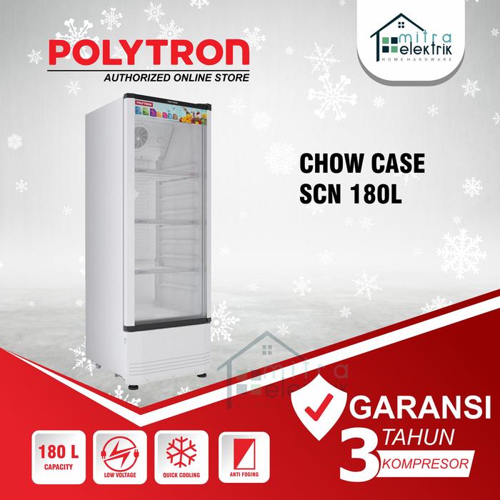 Promo Showcase Polytron SCN180 3 Rak 180 Liter Cicil 0% 3x - Kota ...