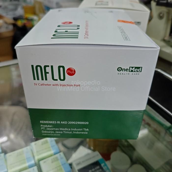Jual Inflo Plus 24g / Infloplus 24 Onemed / Iv Catheter With Injection ...