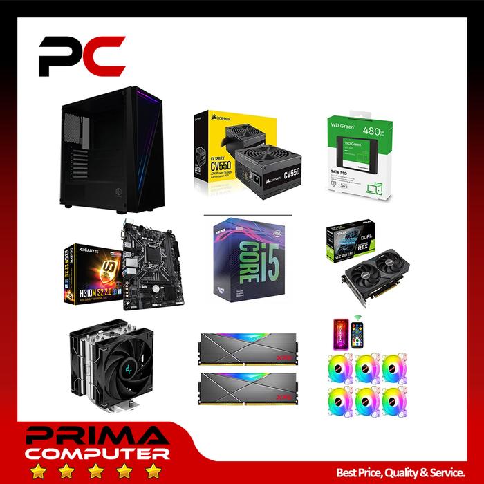 Jual PC/CPU RAKITAN GAMING i5 9400 2X16GB XPG SPECTRIX 480GB RTX3060 ...