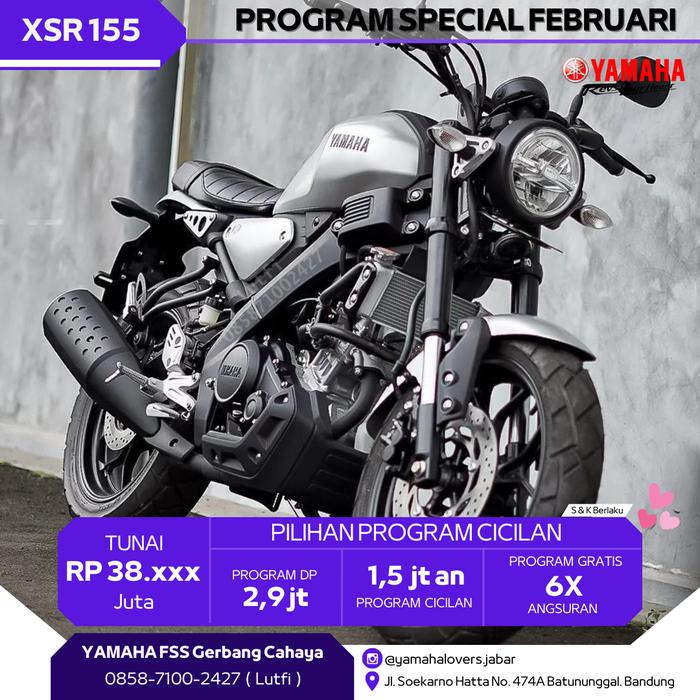 Jual Yamaha XSR 155 Silver / XSR 155 Perak / Motor XSR 155 Silver/ XSR ...