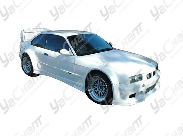 Jual Frp Fiber Glass Wide Body Kit Fit For 1992-1998 3-series E36 2d ...