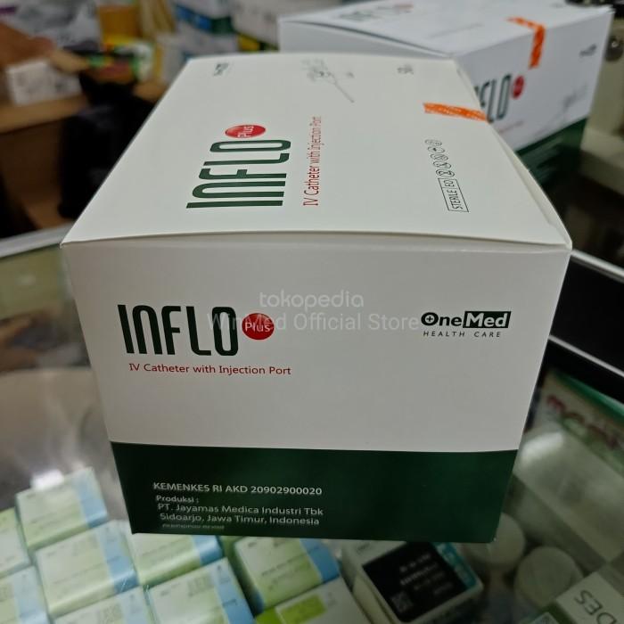 Jual Inflo Plus 24g / Infloplus 24 Onemed / Iv Catheter With Injection ...