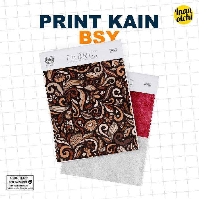 Jual Print Kain BSY Custom/Print Kain Sublim/Print Kain Meteran - 1,4M ...