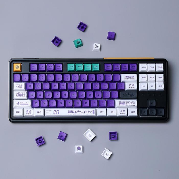 Jual Keycap Keycaps keyboard Evangelion 139 set PBT profile Cherry OEM ...