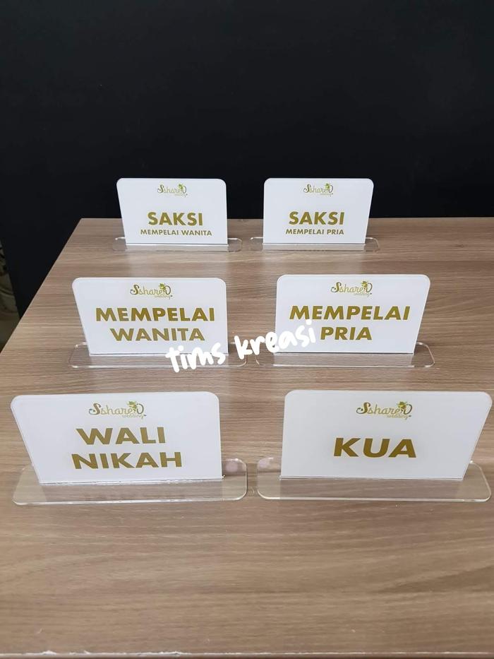 Jual Papan Nama Meja | Sign Meja | Papan Nama Meja - Jakarta Timur ...