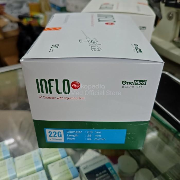 Jual Inflo Plus 24g / Infloplus 24 Onemed / Iv Catheter With Injection ...