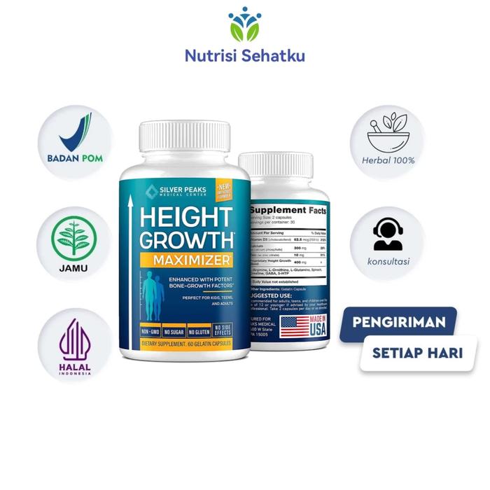 Jual Peninggi Badan Super Cepat Height Growth Maximizer USA Original - Jakarta Barat - Nutrisi ...