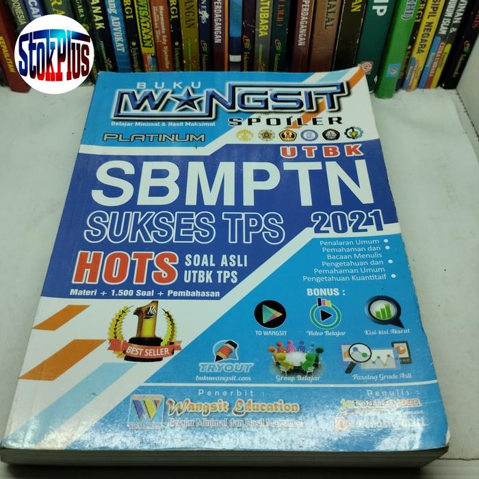 Jual BUKU WANGSIT SPOILER PLATINUM - SOAL ASLI UTBK SUKSES TPS SBMPTN ...