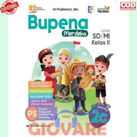 Jual BUKU BUPENA MERDEKA 2A 2B 2C 2D ERLANGGA KURIKULUM MERDEKA ...