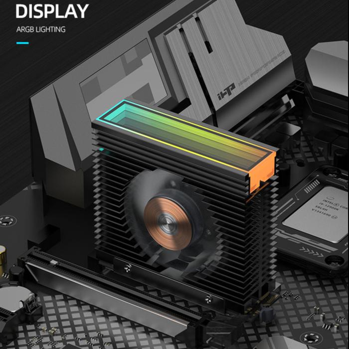 Jual Ssd Cooler S50 Ssd M.2 2280 Infinity Mirror Argb Pwm Dual Fan ...