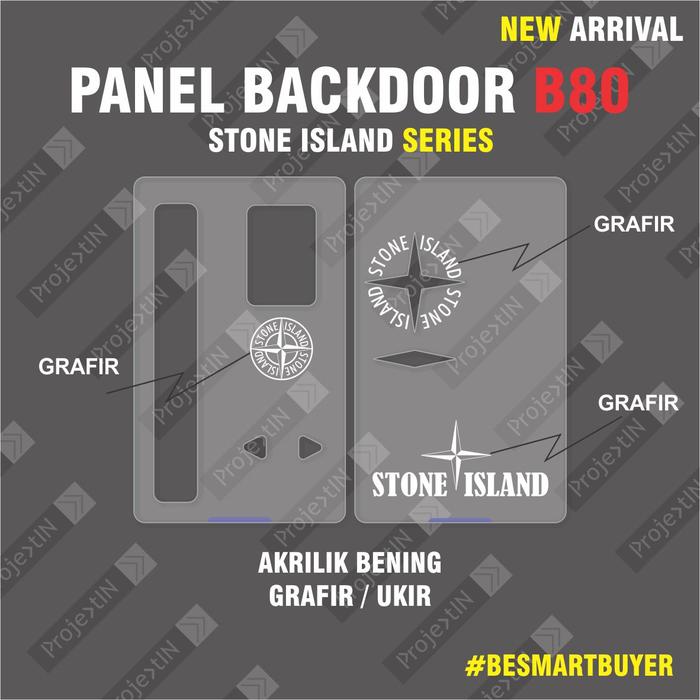 Jual PROJECTIN PANEL BACKDOOR AKRILIK C3NTA B80 SERIES ST0N3 ISLAN ...