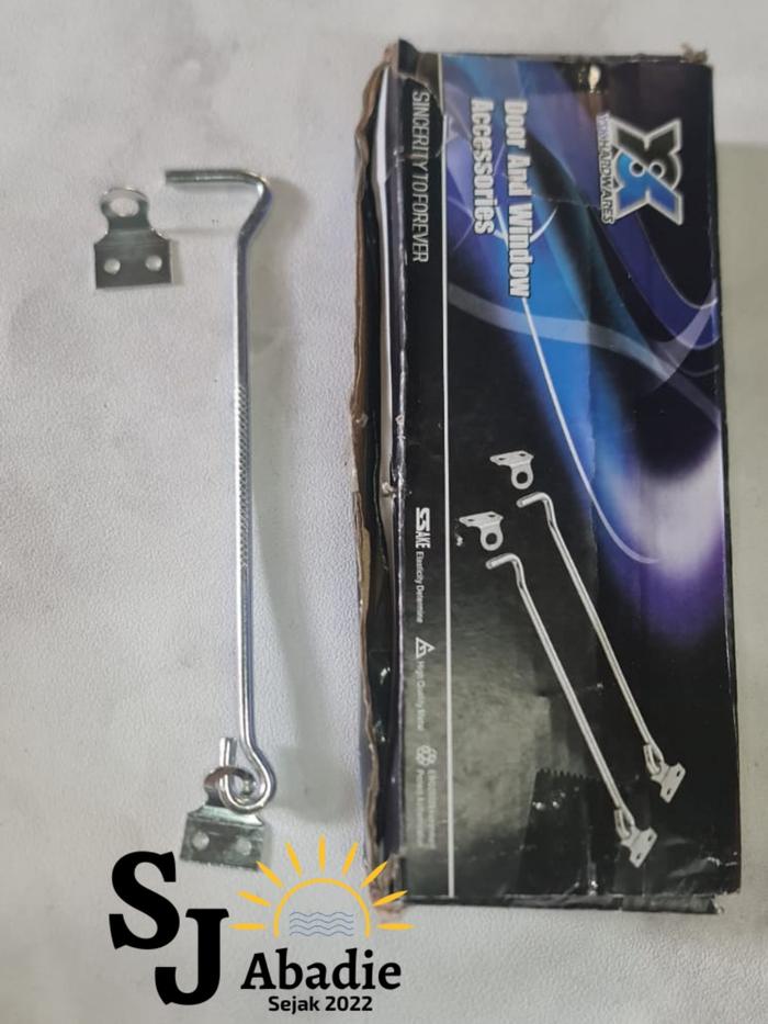 Jual YSK Hak Angin Penahan Jendela Window Hook 9 Inch Model Bulat ...