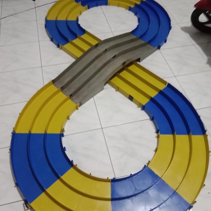 Jual arena bermain tamiya track 3 jalur model (8) rintangan pk slope ...