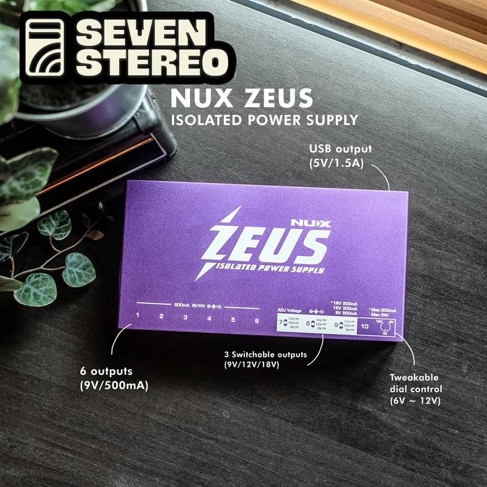 Jual Nux ZEUS Guitar Bass Pedal Power Supply - Kota Bandung - SEVEN ...