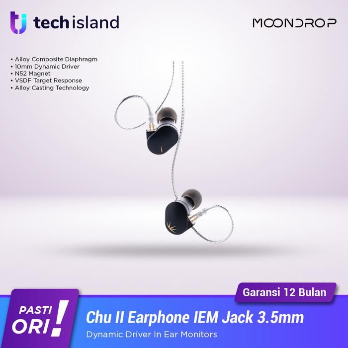 Promo Moondrop Chu 2 / Chu II In Ear Monitor Jack 3.5mm IEM Earphone ...