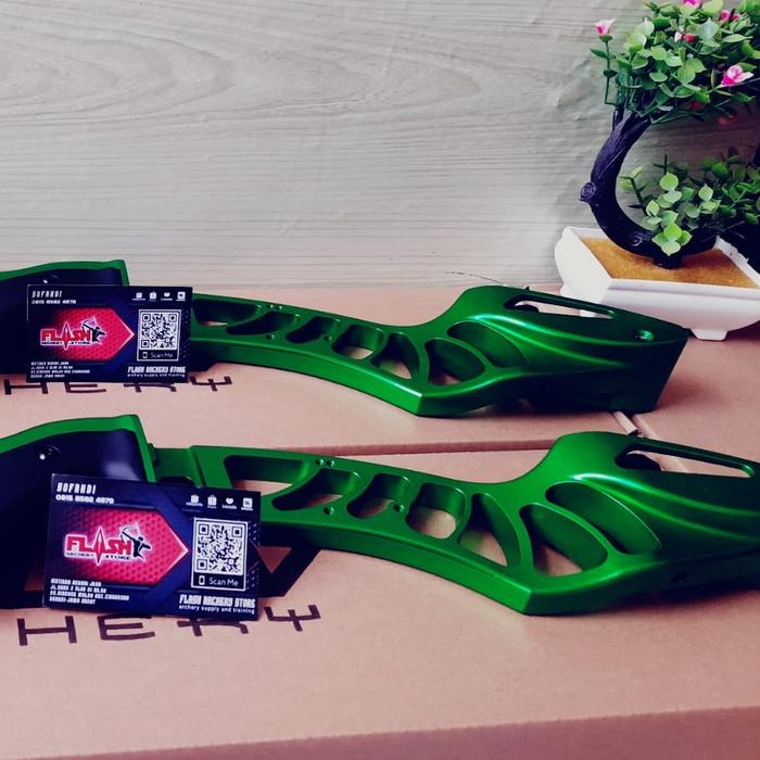 Jual Riser Panahan Recurve ILF TBOW XCEED CNC Machined - Hijau (25 ...