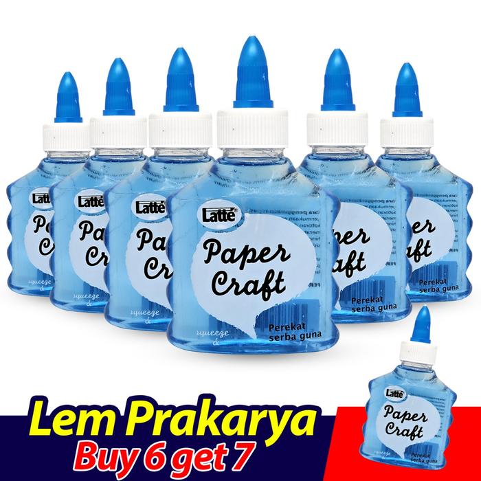 Jual latte paper craft 100ml lem prakarya spt uhu joyko twist x6 - Jakarta Utara ...