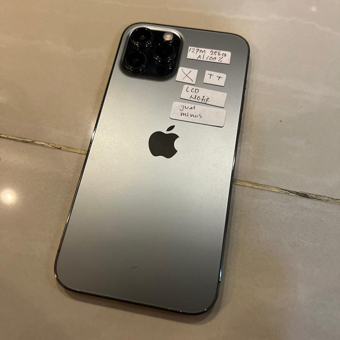 Jual Iphone 12 Promax 256GB Wifi only minus lcd notif + trutone - Kota ...
