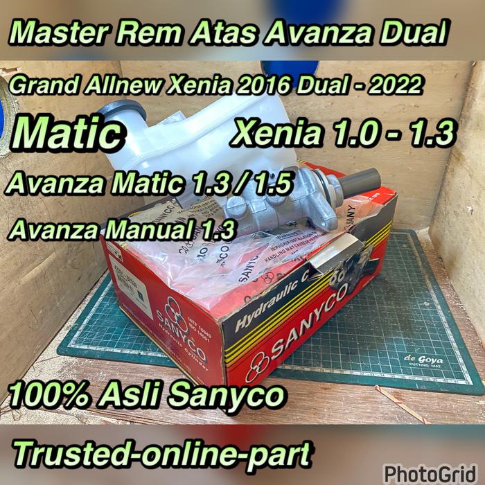Jual Master Rem Avanza Dual Vvti / Terios Rush Grand Allnew Asli Sanyco ...