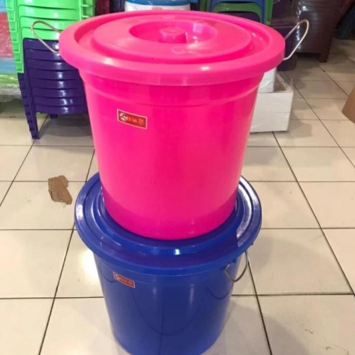 Jual Ember plastik warna merk rainbow ukuran 30 liter tebal dan jumbo ...
