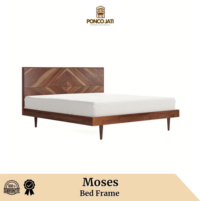 Jual dipan tempat tidur minimalis kayu Moses dipan tempat tidur 180x200 ...