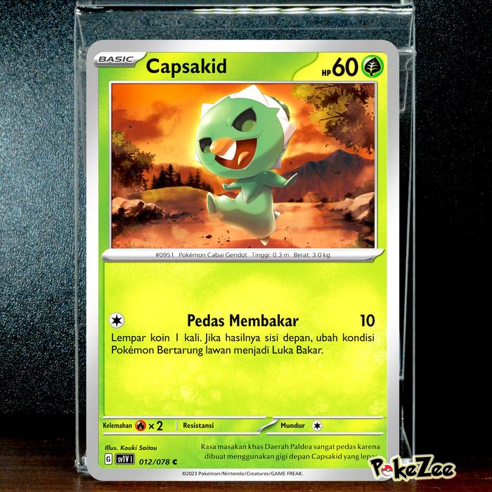 Jual Scovillain dan Capsakid sv1V Kartu Pokemon TCG Indonesia Violet ex ...