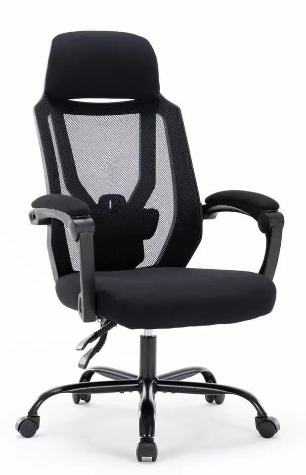 Promo KURSI STAFF KARYAWAN KAKI BESI KURSI JARING ERGONOMIS OFFICE ...