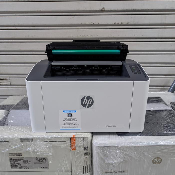 Jual Printer HP LaserJet 107a 107w Wirelles laser hitam putih A4 F4 ...