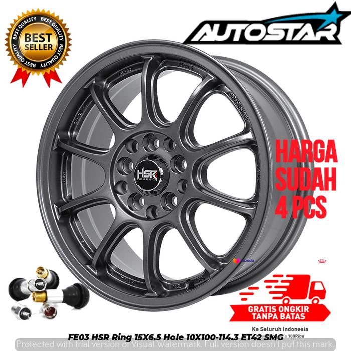 Jual VELG FE03 HSR RING 15 BUAT MOBIL BRZ ALTIS NEW CRV HRV XPANDER ...