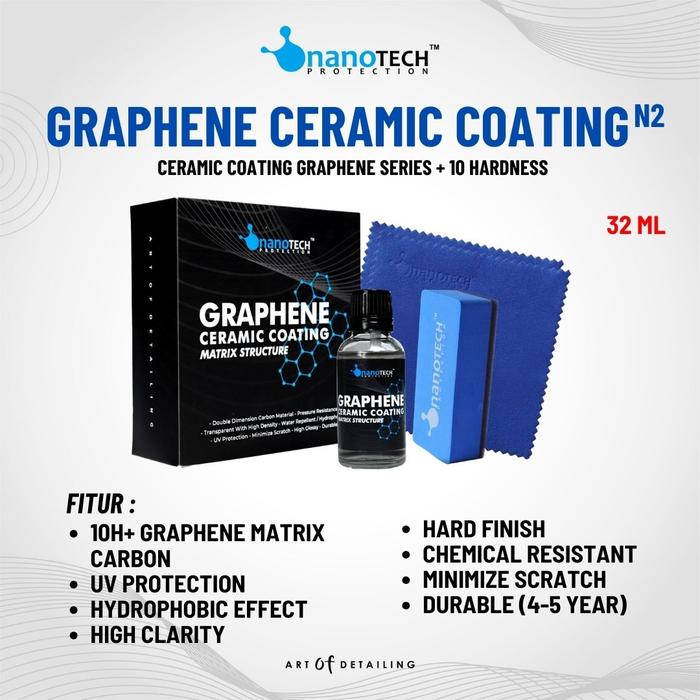 Promo GRAPHENE NANO CERAMIC COATING - NANOTECH PAINT PROTECTION 9H 9H ...