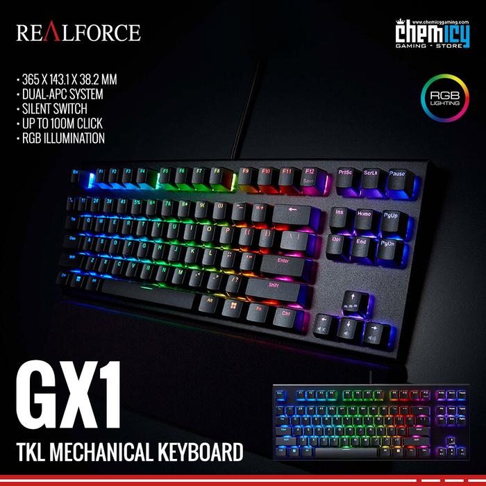 Jual Realforce GX1 Silent Switch TKL RGB Mechanical Gaming Keyboard - Jakarta Pusat - Chemicy ...
