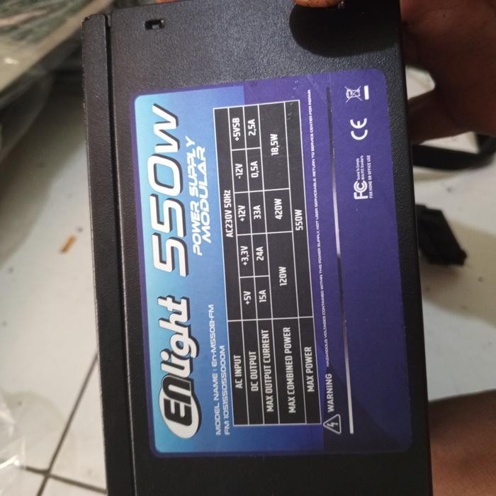Jual power supply psu enlight 550w rsak - Jakarta Timur - octopus ...