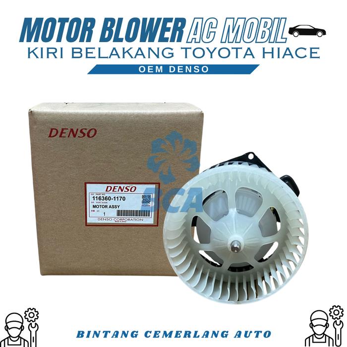 Jual MOTOR BLOWER AC MOBIL KIRI BELAKANG TOYOTA HIACE DUS DENSO - Kab ...