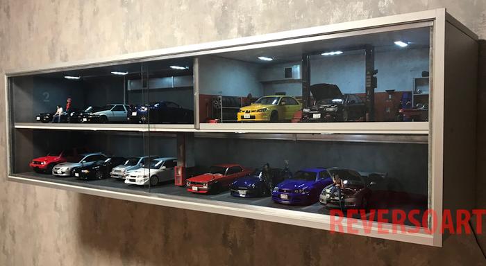 Jual Custom Diorama diecast tema basement JDM skala 1:64 1:43 1:321:241 ...