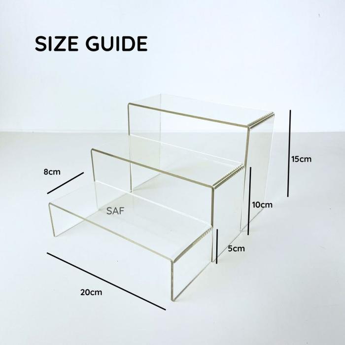 Jual Acrylic Tangga 3 Tingkat - Podium Display Foto Produk - Tipe 1 ...