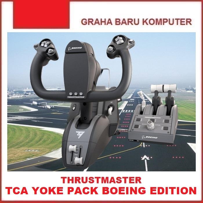 Jual Thrustmaster TCA Yoke Pack Boeing Edition Bundle Yoke Quadrant PC ...