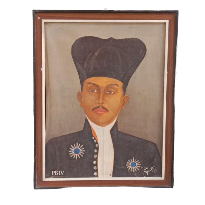 Jual lukisan kuno Tokoh Raja Surakarta Solo PB IV. - Kota Yogyakarta ...