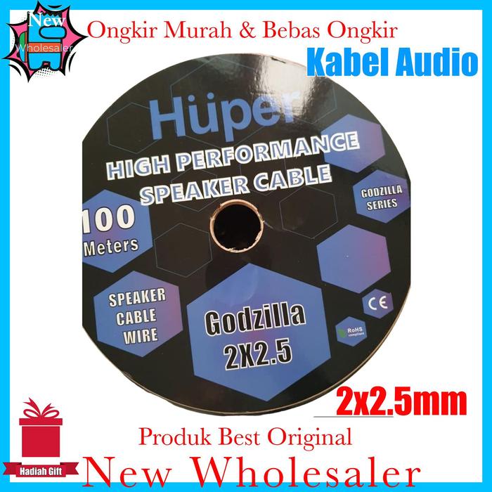 Jual Kabel Speaker HUPER Godzilla 2X2.5 Kabel Audio Godzilla 2 x 2.5 mm ...