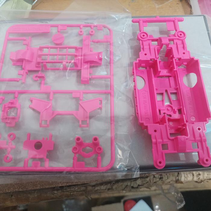Jual Tamiya MS Pro chassis center + gearbox Pink original dari raikiri ...